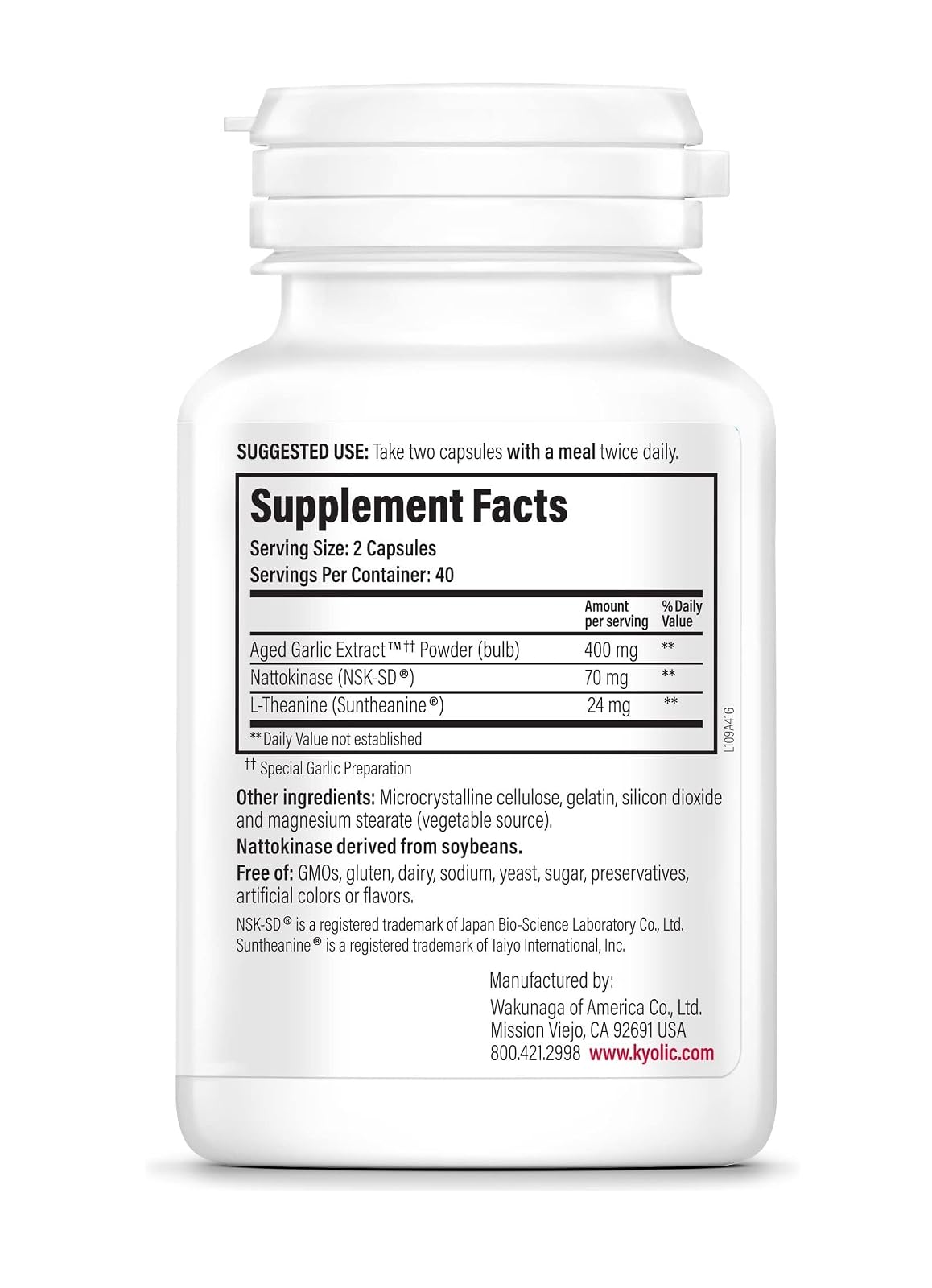 natural garlic supplement for wellness