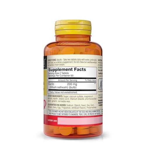 Natural garlic support for heart health