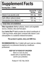 natural garlic tablets for heart health