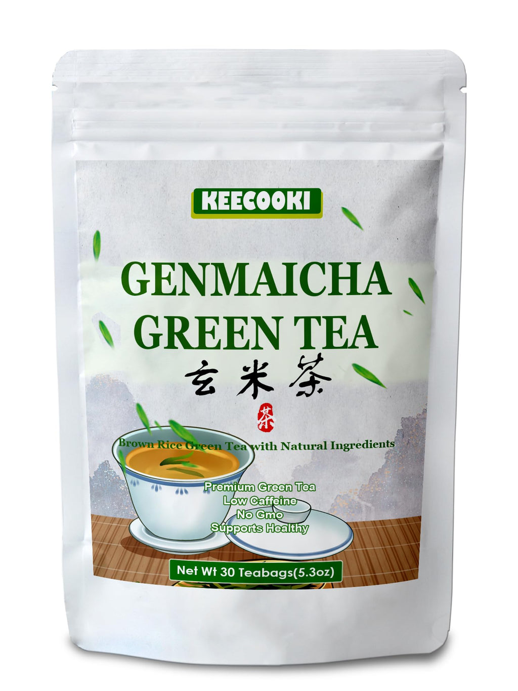 natural genmaicha green tea bags