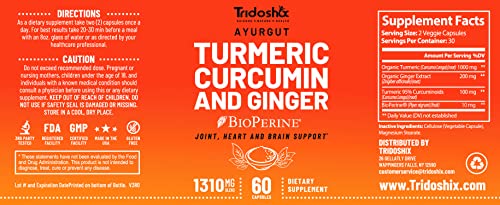 natural ginger and turmeric blend