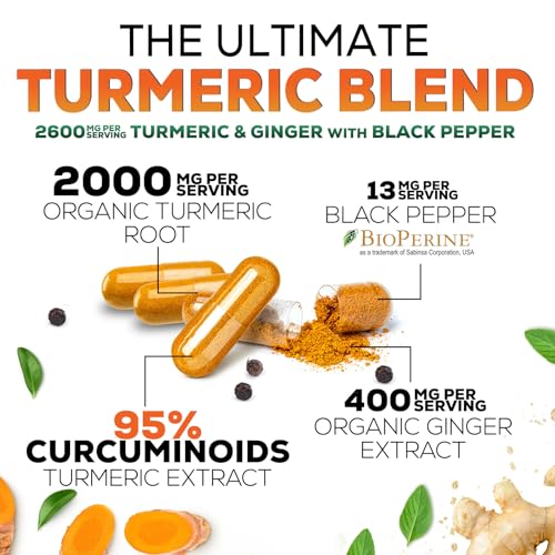 natural ginger and turmeric blend