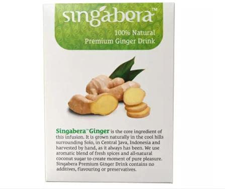 natural ginger beverage with lemongrass