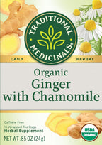 natural ginger chamomile tea blend
