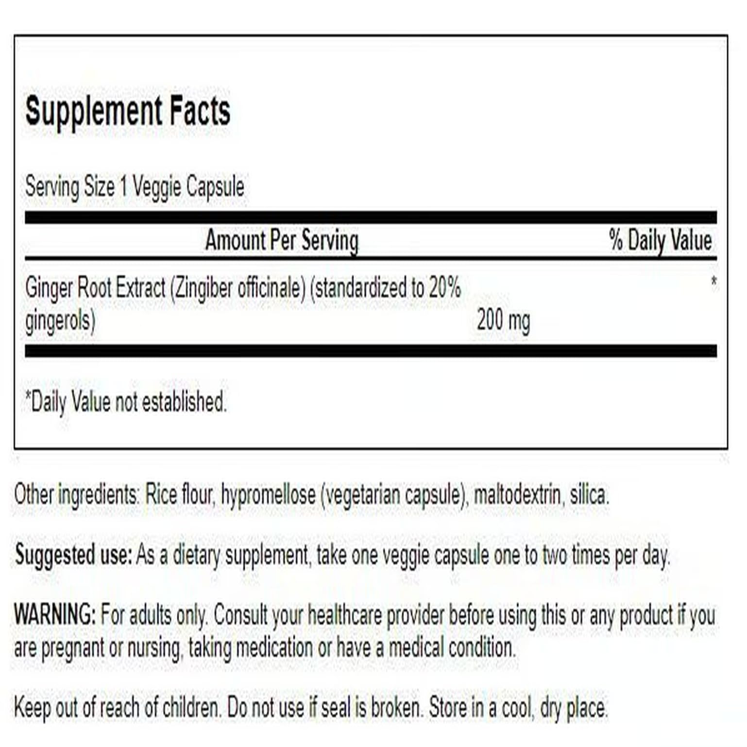 natural ginger extract for digestion