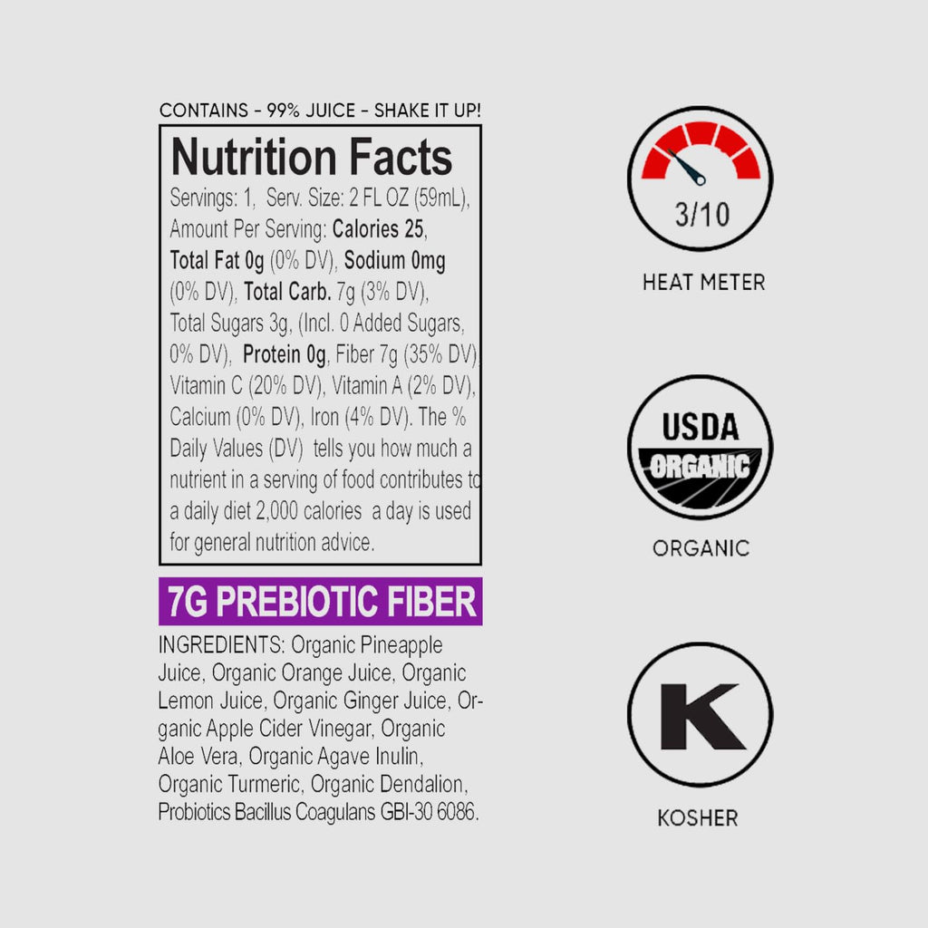 natural ginger fiber supplement