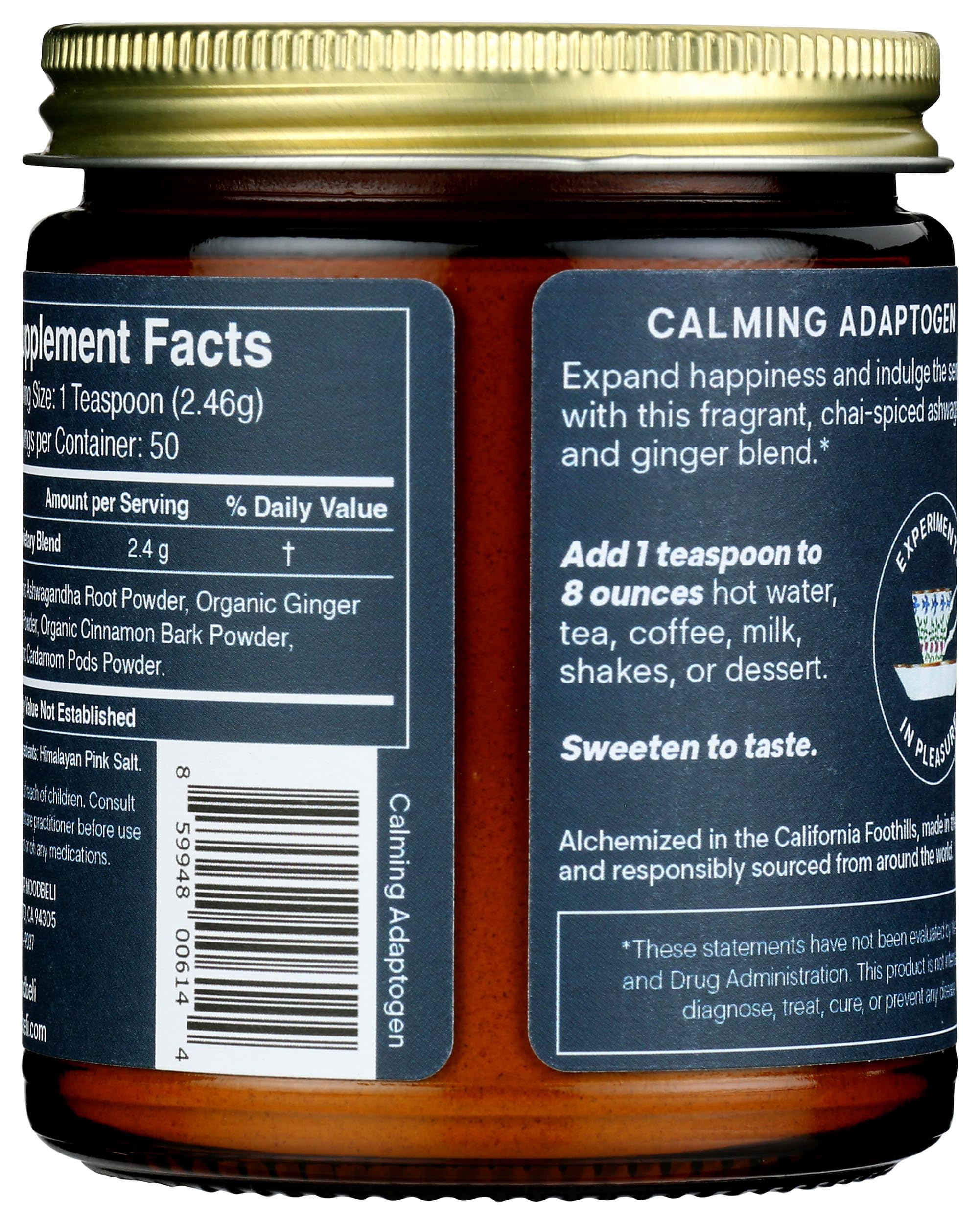 Natural ginger for anxiety reduction