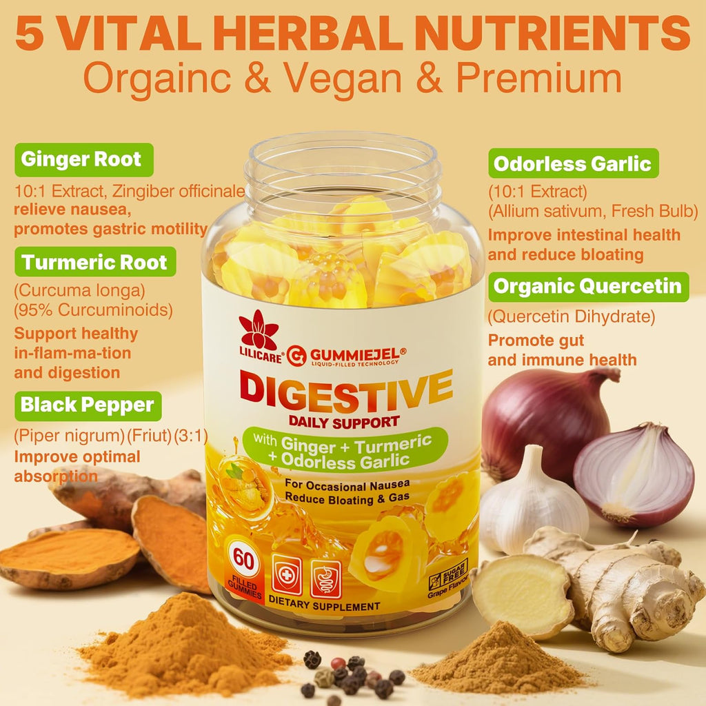 natural ginger gummies for digestion