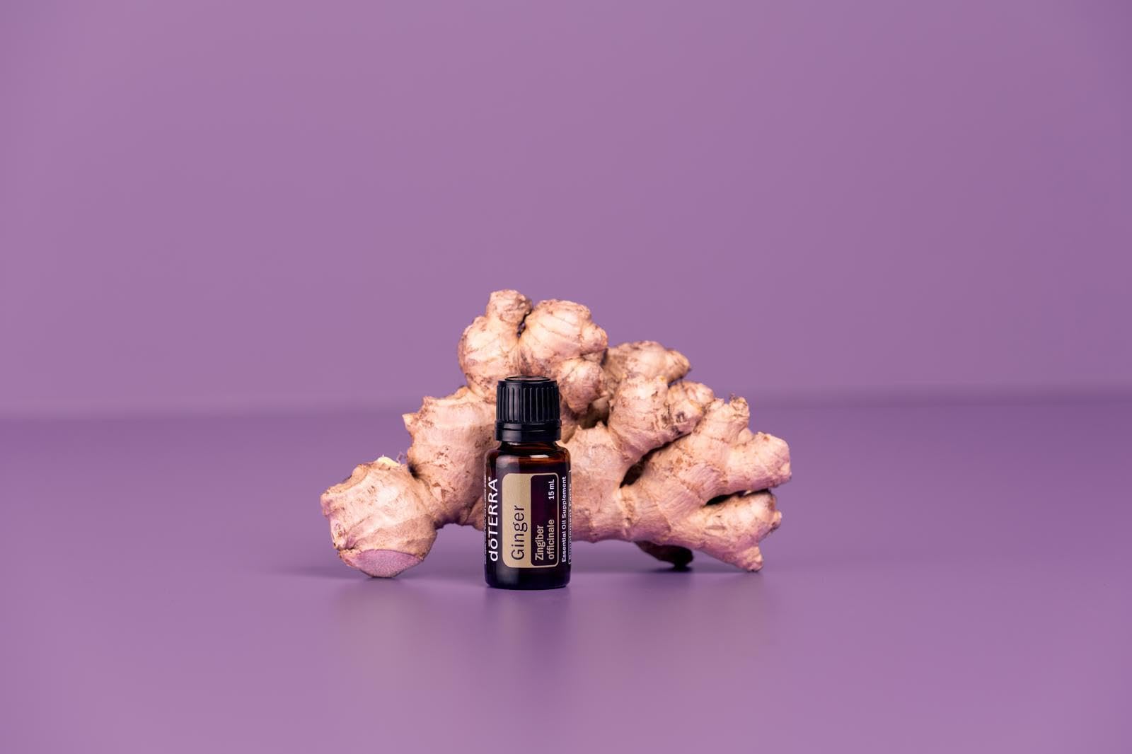 natural ginger oil for calming tea