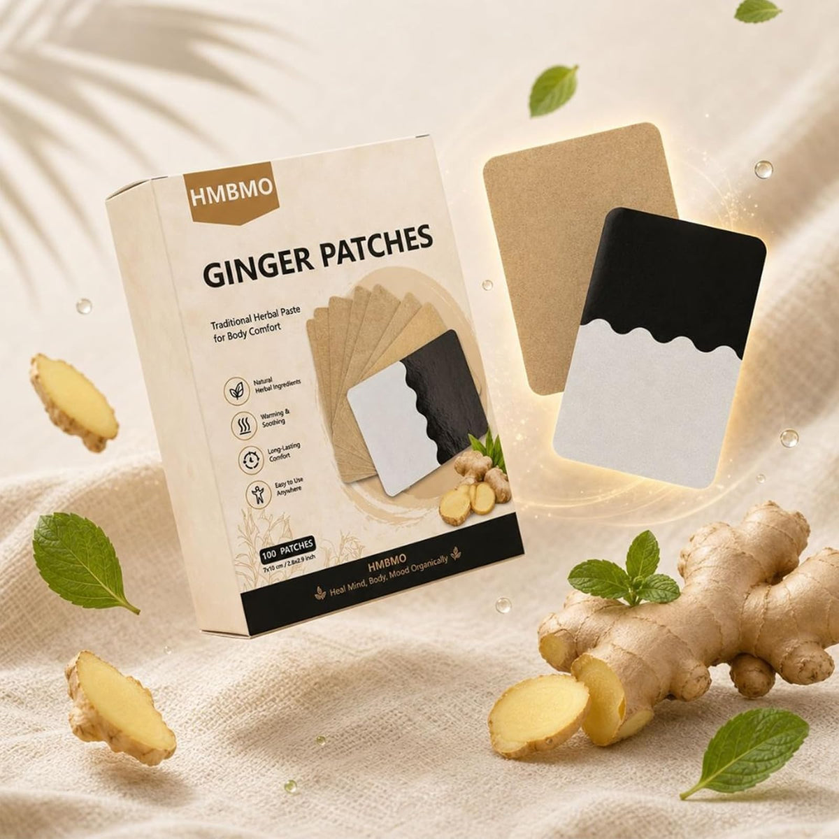 natural ginger patches for wellness