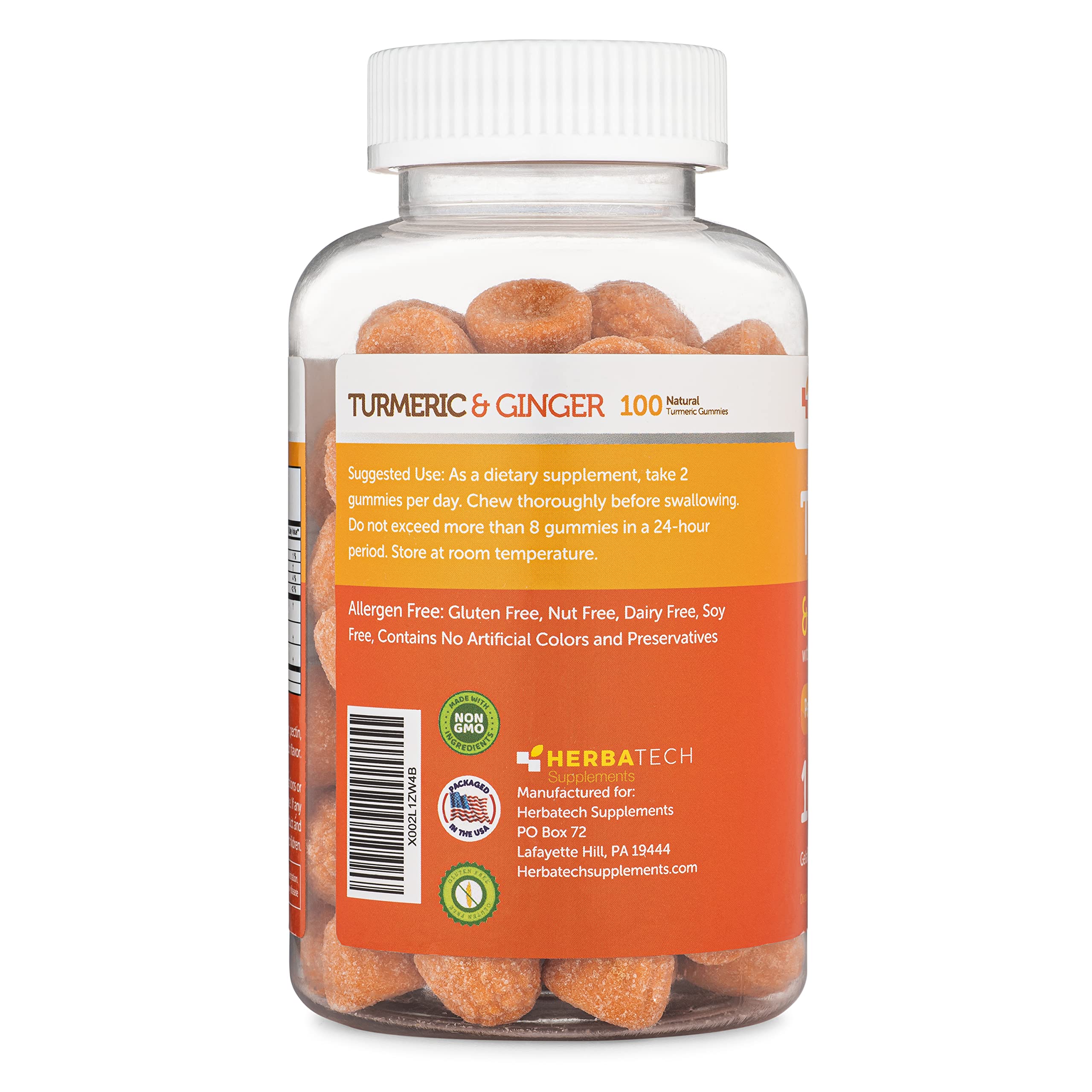 natural ginger root and turmeric blend