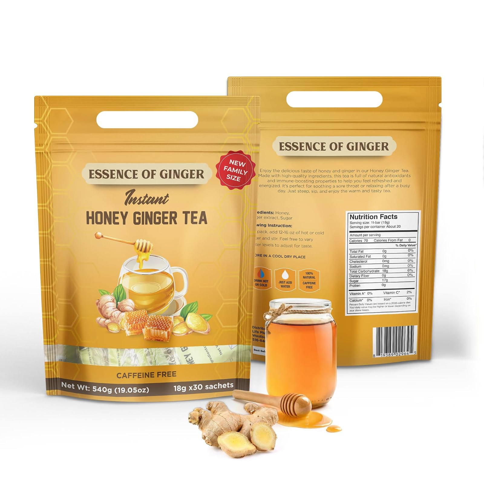 natural ginger root herbal tea