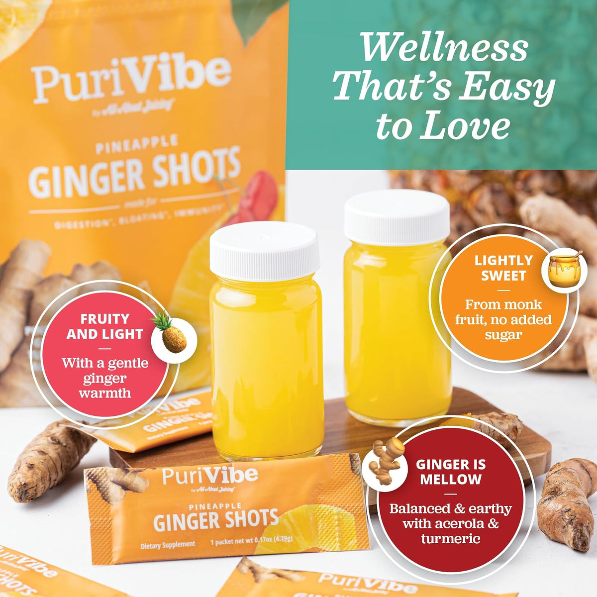 natural ginger shots for wellness