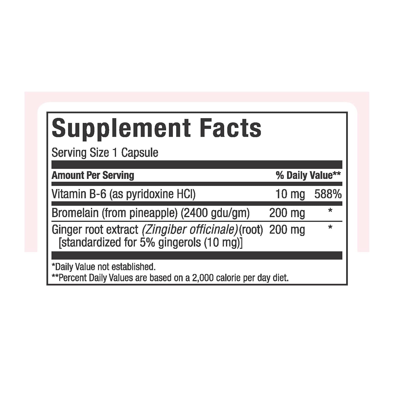 natural ginger supplement for digestion