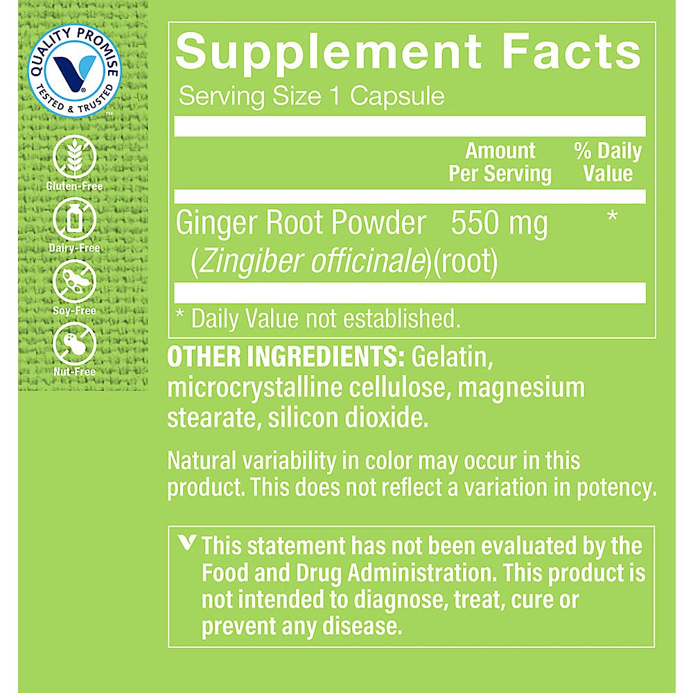 natural ginger supplement for digestion
