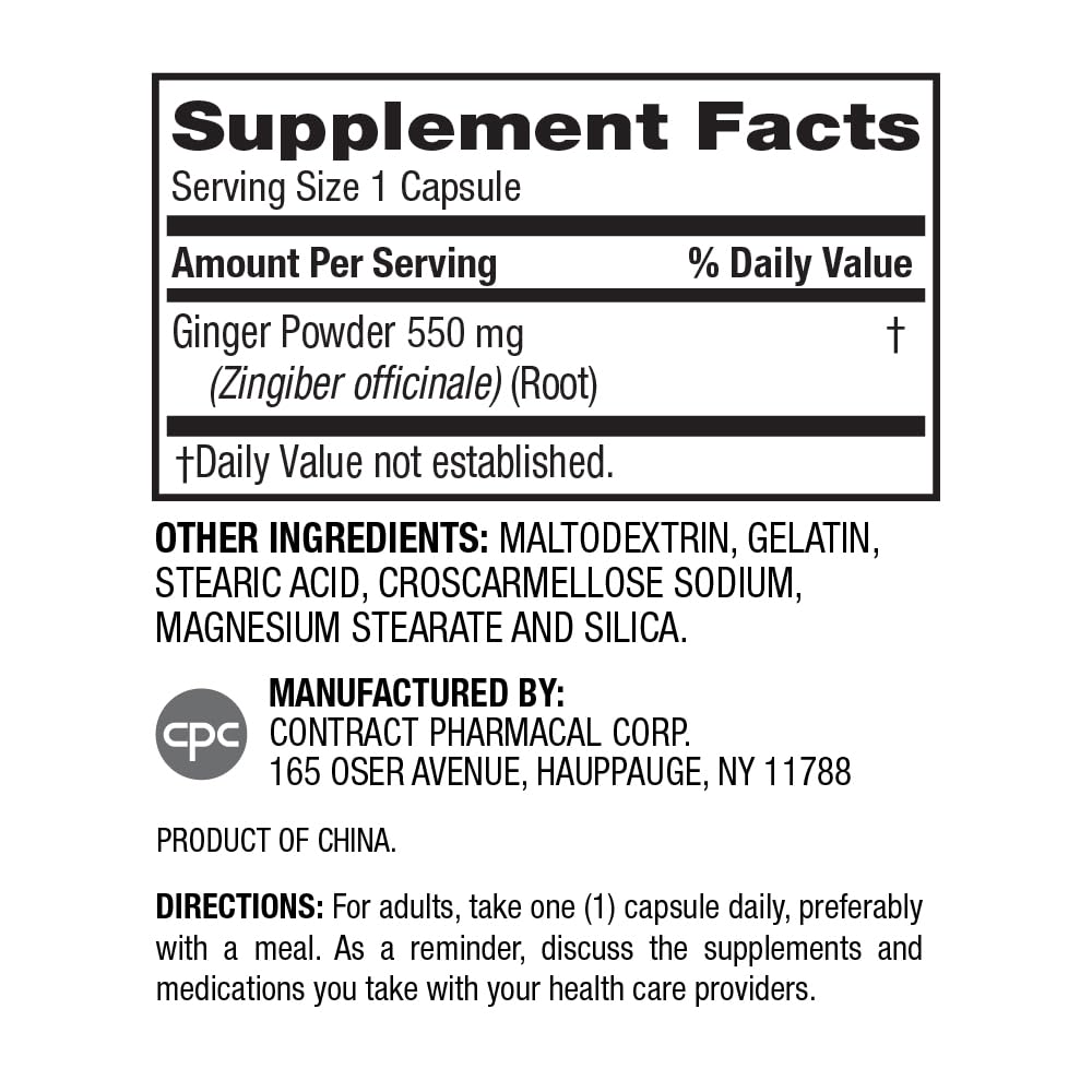 natural ginger supplement for digestion