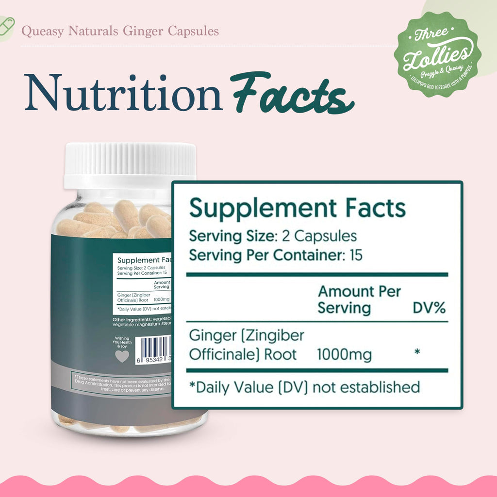 natural ginger supplement for nausea