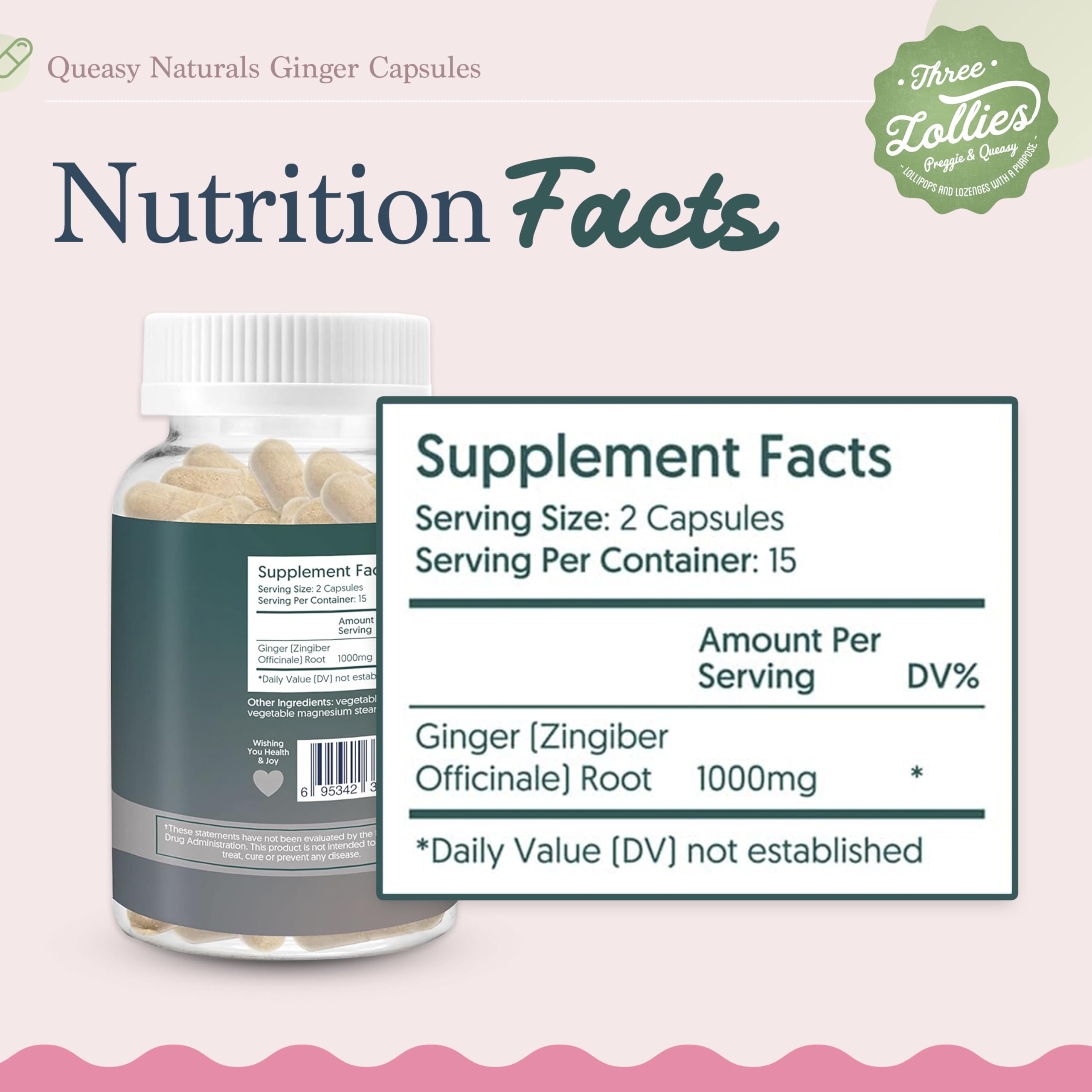 natural ginger supplement for nausea
