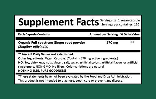natural ginger supplement for wellness