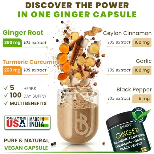 Natural ginger supplements for heart health
