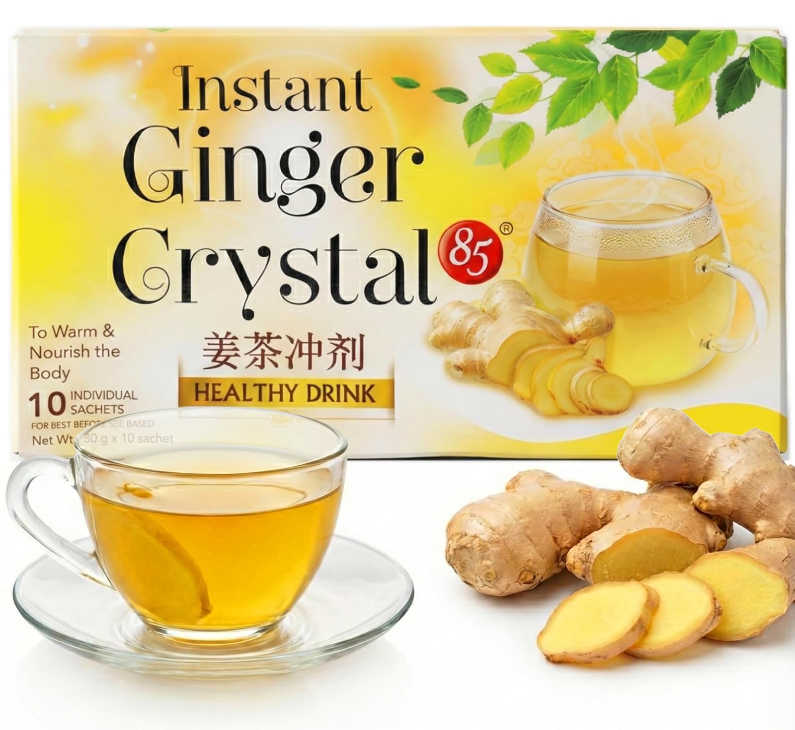 natural ginger tea for wellness