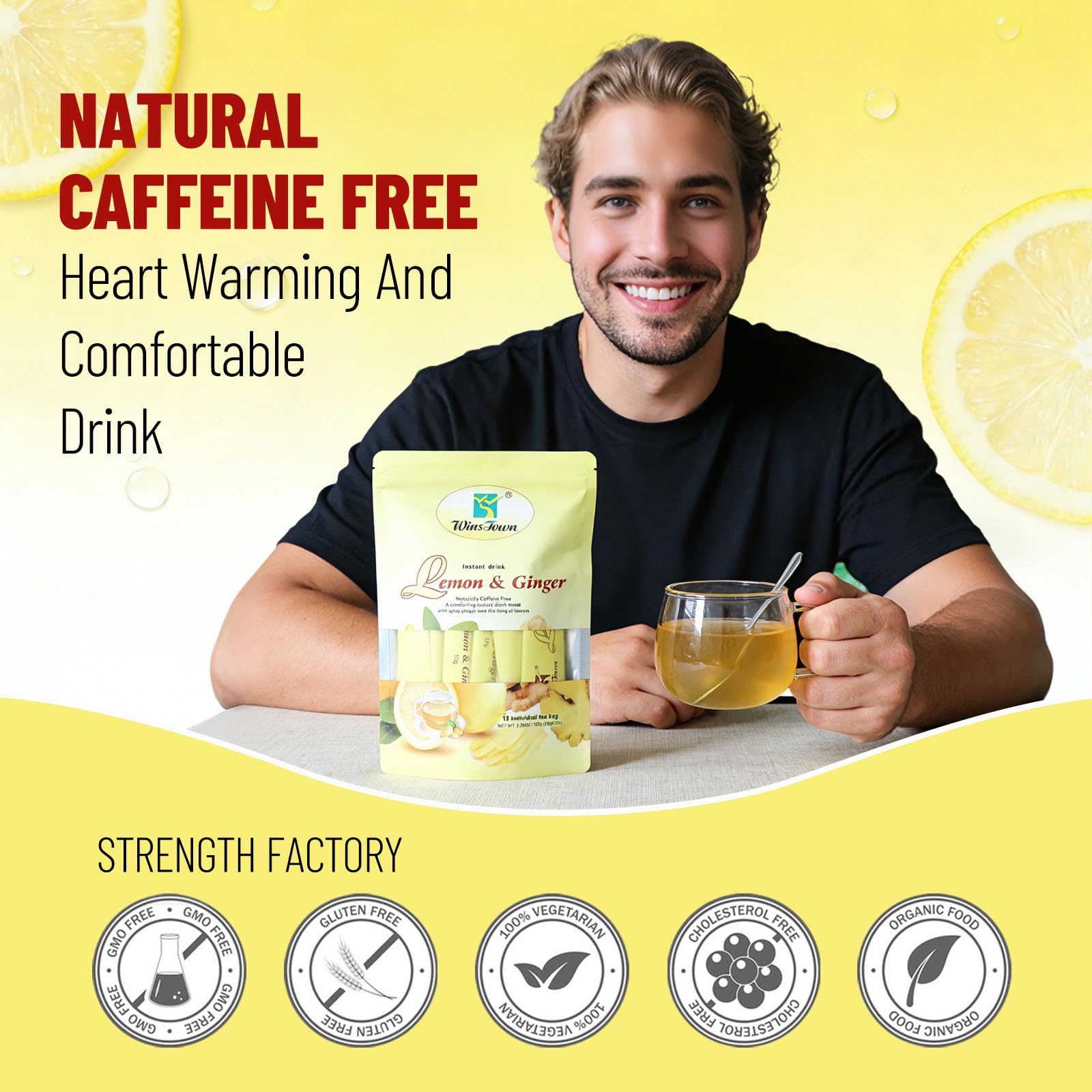 natural ginger tea for wellness