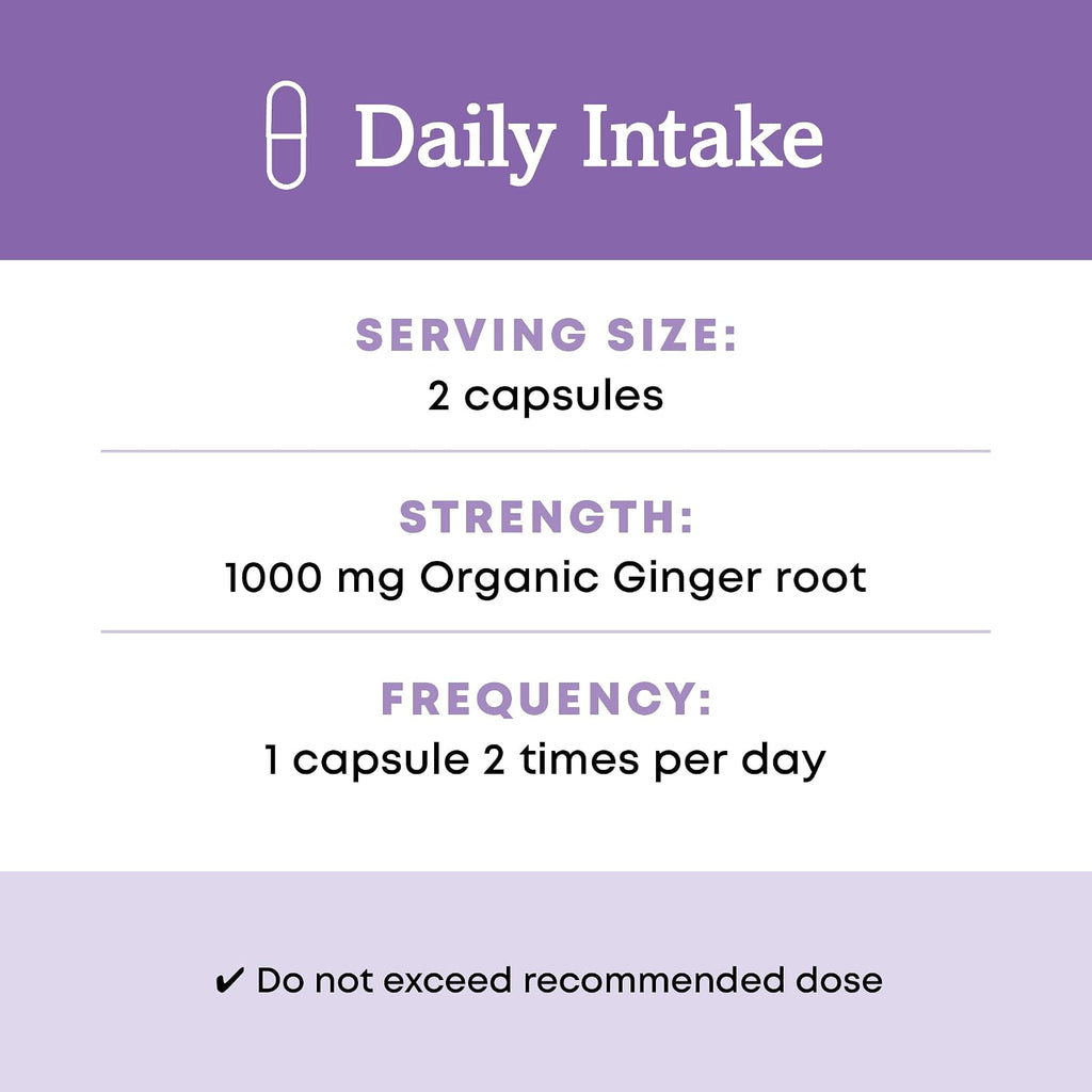 natural ginger tea supplement benefits