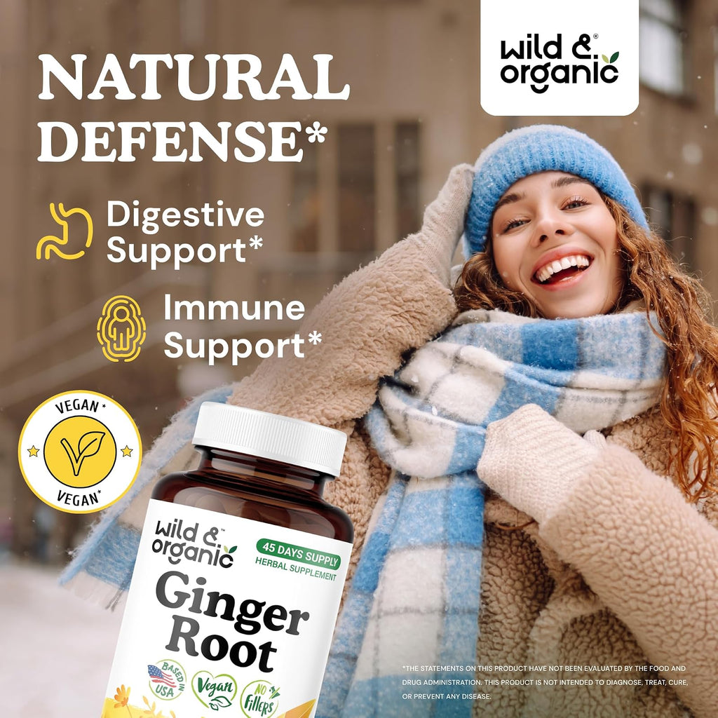 natural ginger tea supplement for digestion