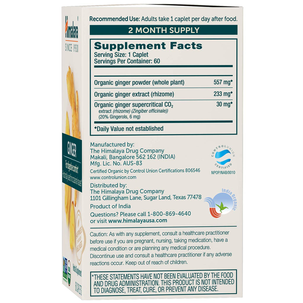 natural ginger tea supplement