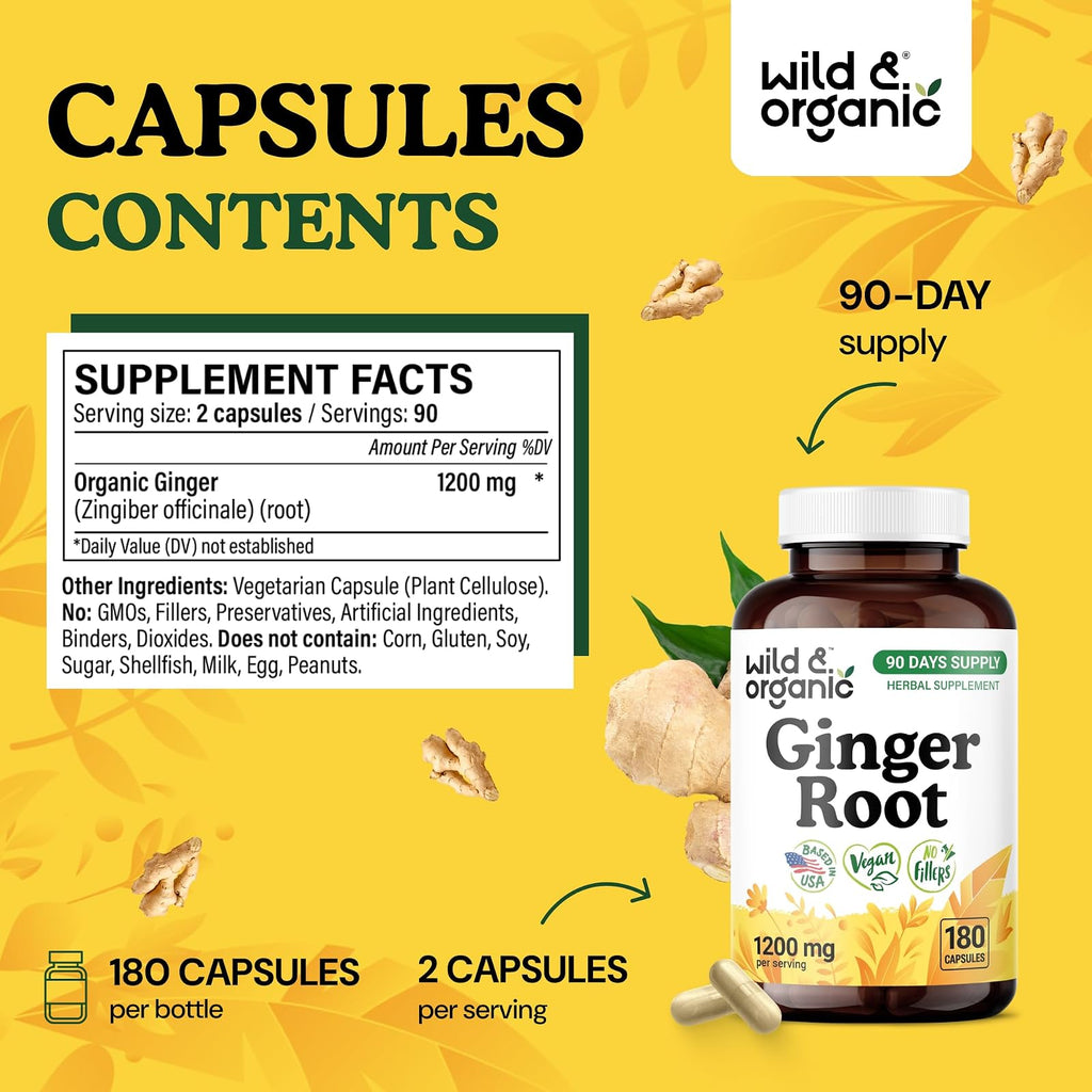 natural ginger tea supplement