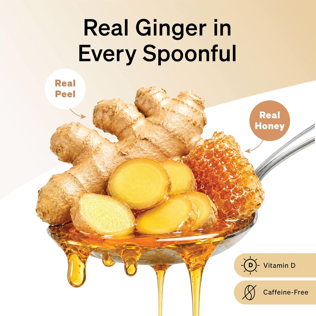 Natural ginger tea with honey