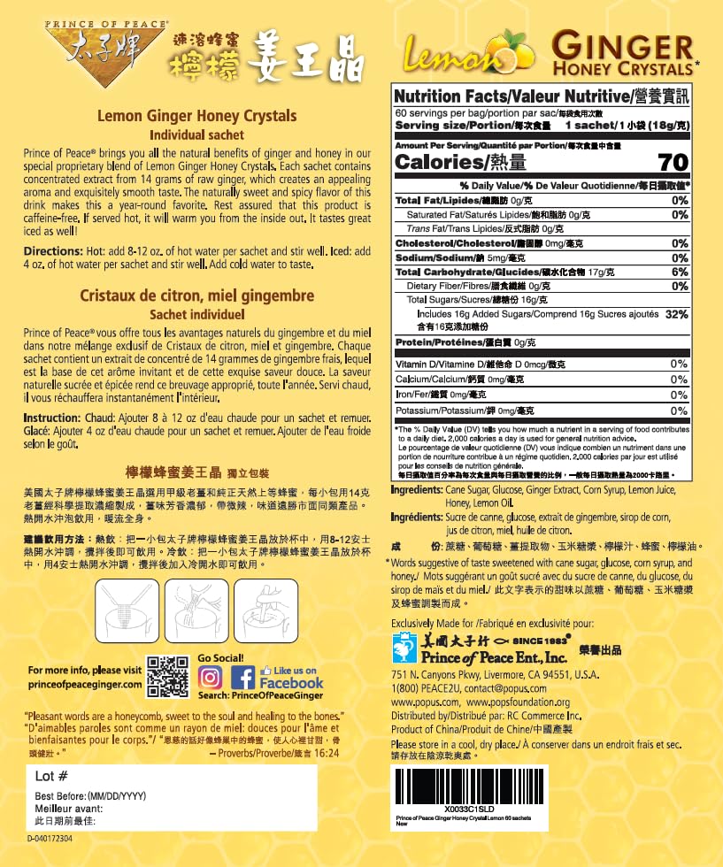 Natural ginger tea with lemon