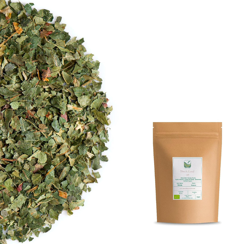 natural ginger tea with silver leaves