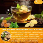 natural ginger tea with turmeric