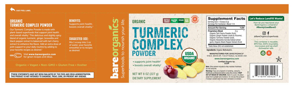 natural ginger turmeric supplement