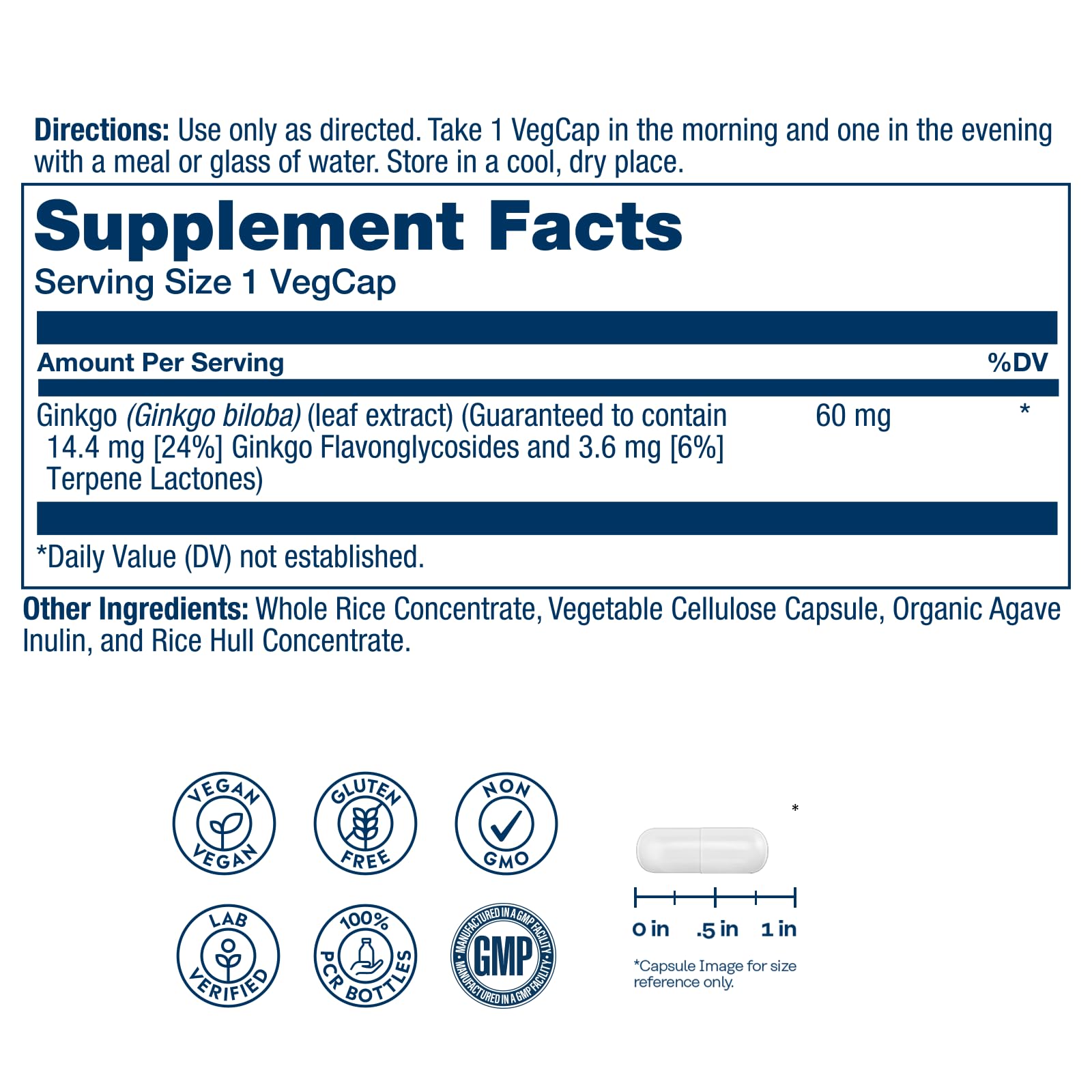 natural ginkgo biloba capsules for brain health
