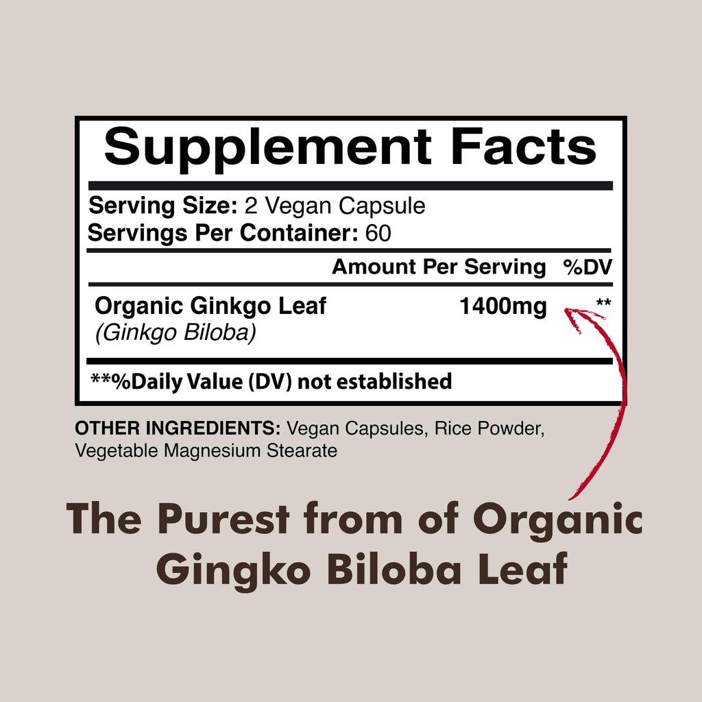 natural ginkgo biloba capsules for health