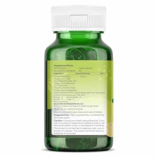 natural ginkgo biloba dietary supplement