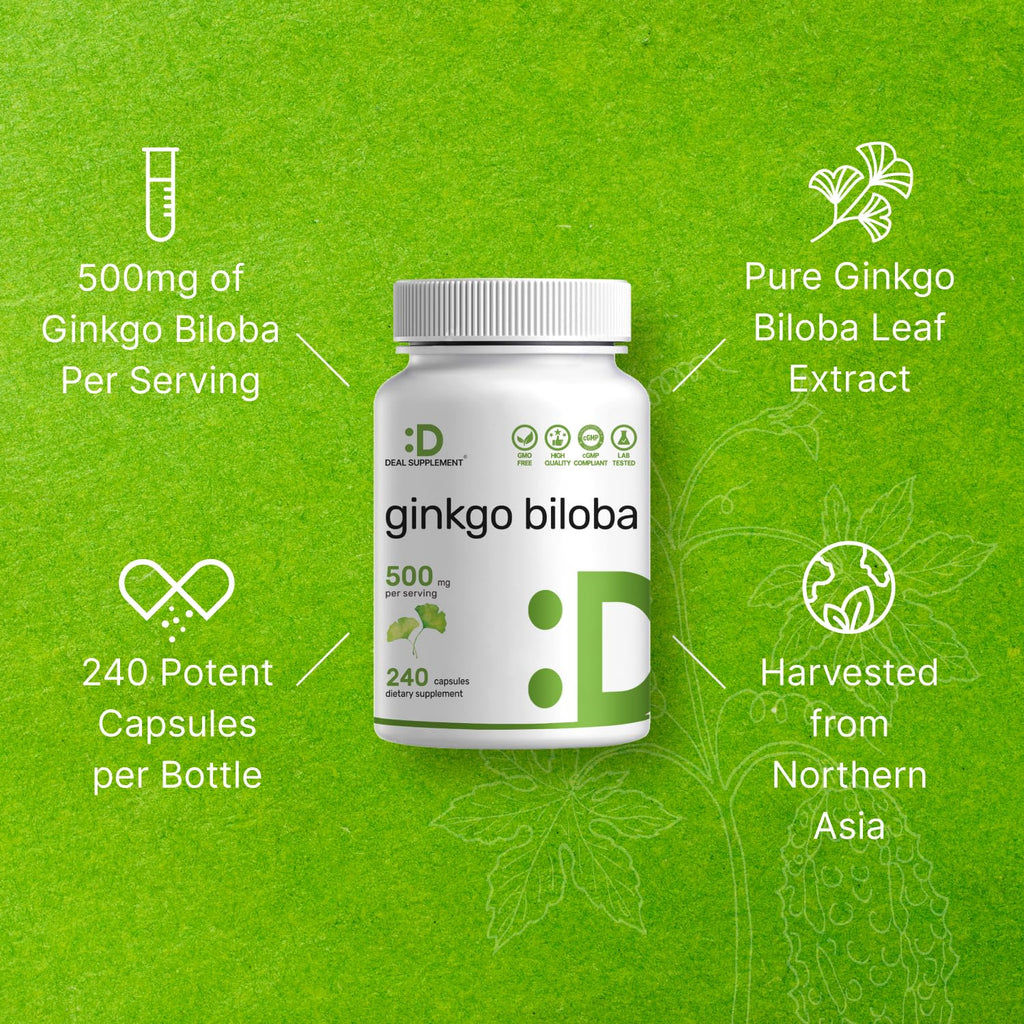 natural ginkgo biloba energy booster