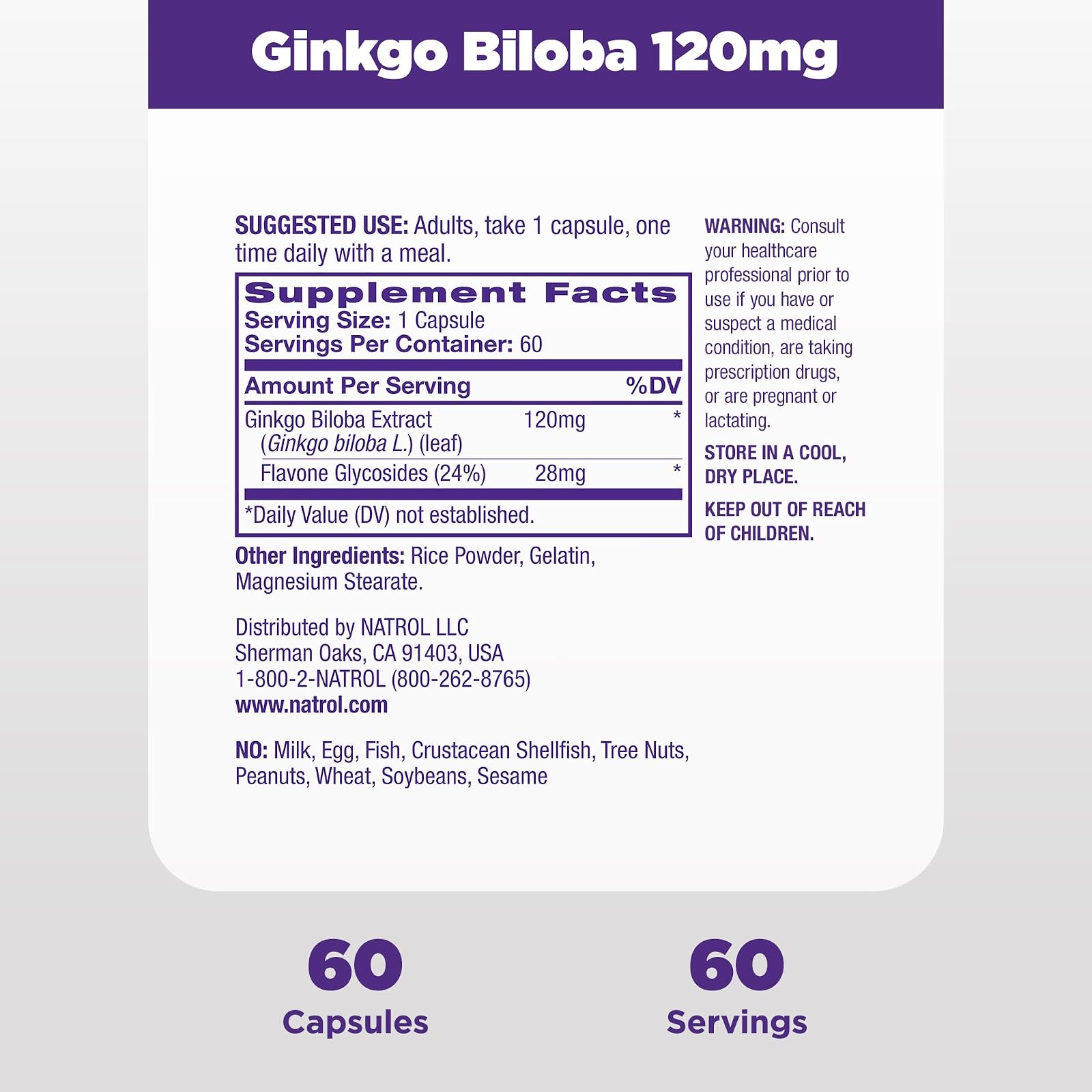 natural ginkgo biloba for brain health