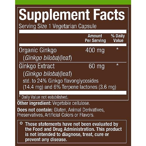 natural ginkgo biloba for brain health