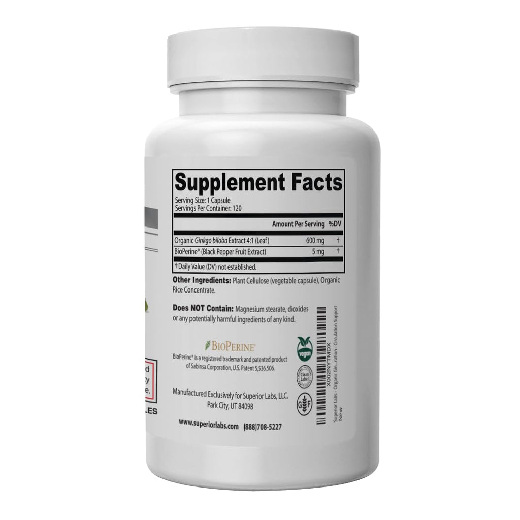 natural ginkgo biloba for brain health