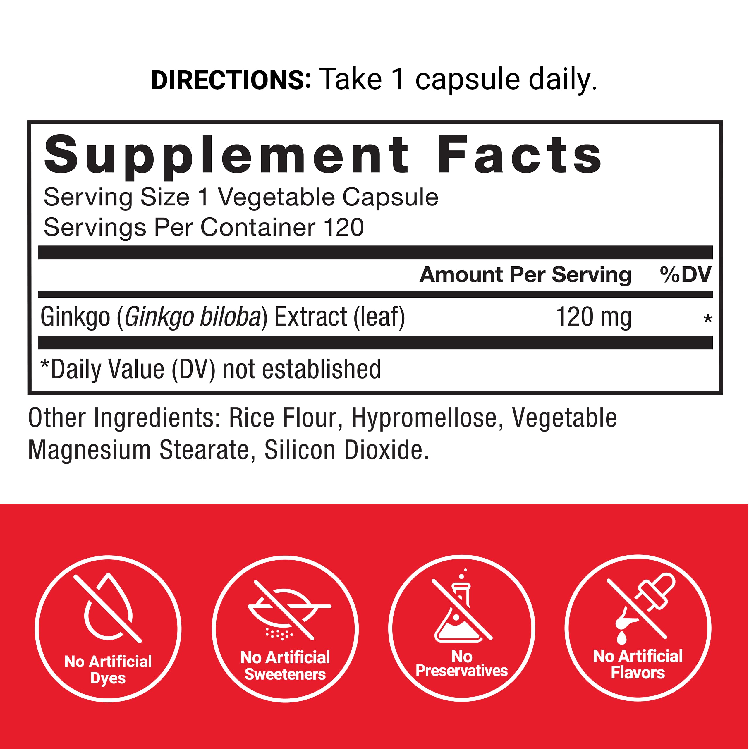 natural ginkgo biloba for improved concentration