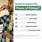 Natural ginkgo biloba for improved focus