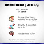 Natural Ginkgo Biloba for memory