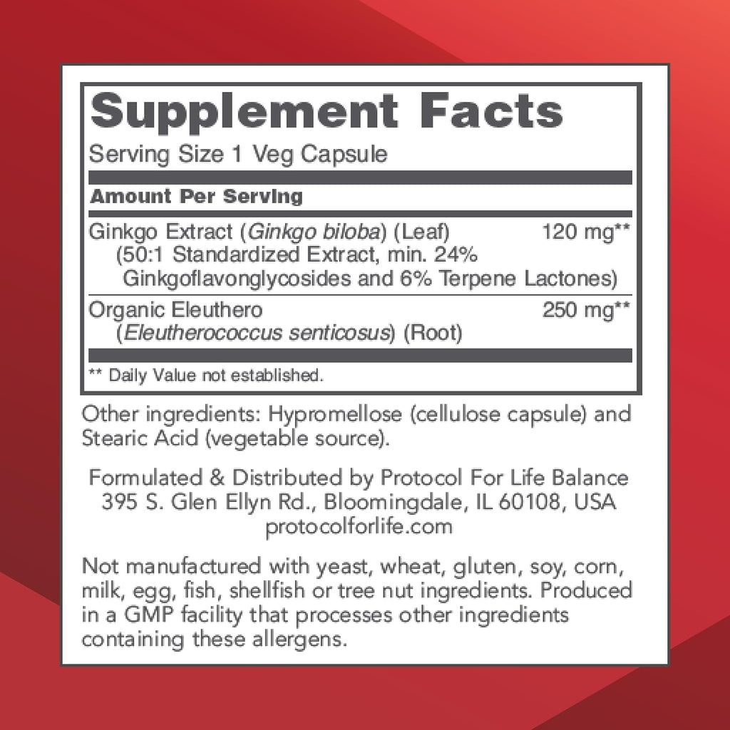 natural Ginkgo Biloba supplement for memory
