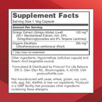 natural Ginkgo Biloba supplement for memory