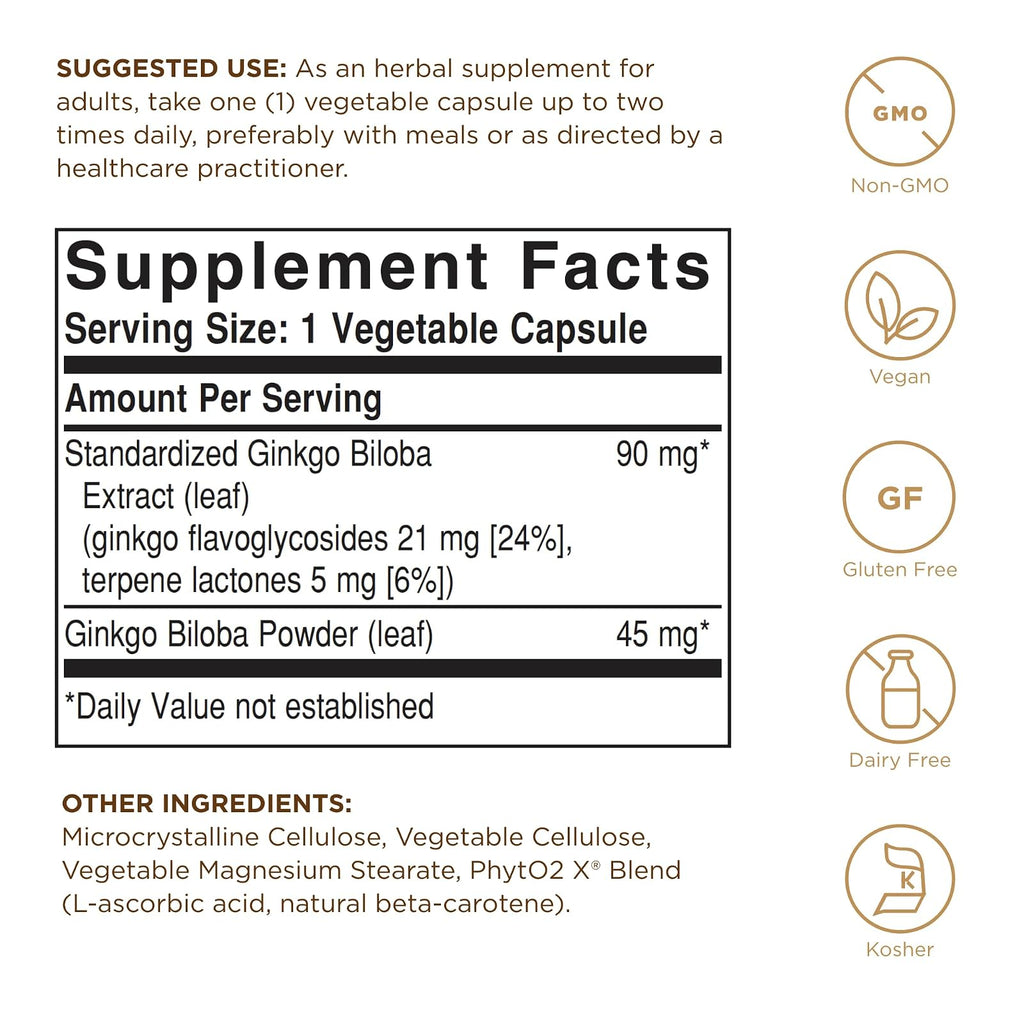 natural ginkgo biloba supplement