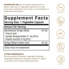 natural ginkgo biloba supplement