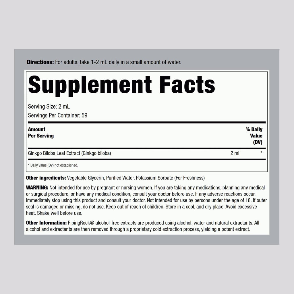 natural ginkgo biloba supplement